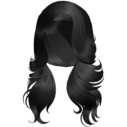 Black Glamorous Curly Layered Side Swept Wig | Roblox Item - Rolimon's