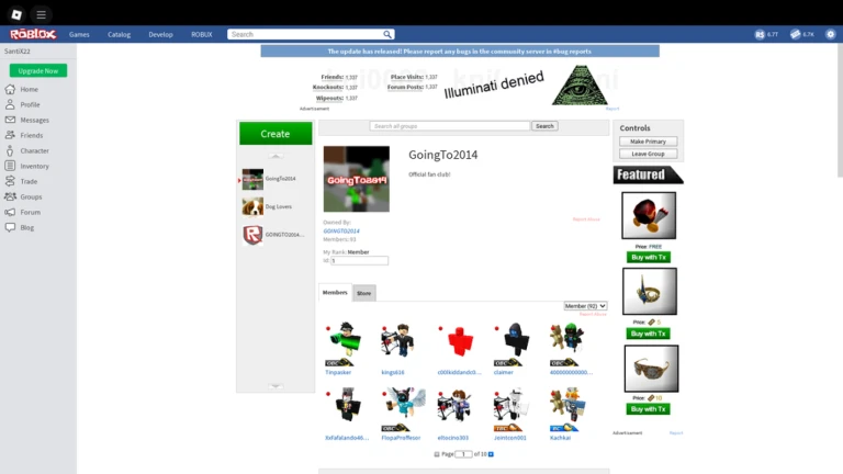 GoingTo2014 | Juega en Roblox