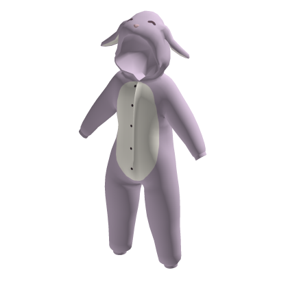 กระต่ายลาเวนเดอร์ Onesie พาสเทล - Roblox