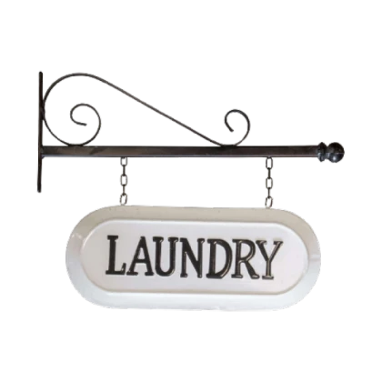 laundry sign