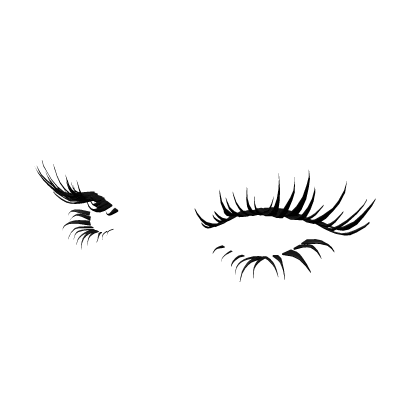 Black Elegant Curve Lashes | Roblox Item - Rolimon's