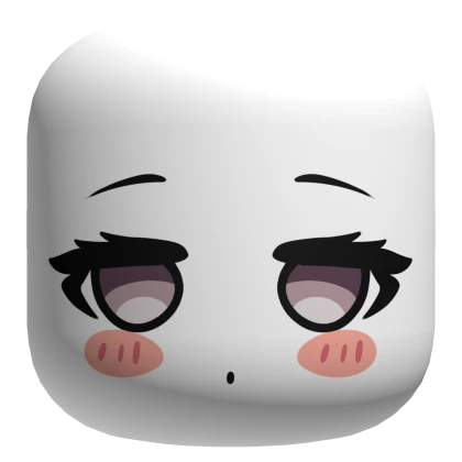 Cute Retro Chibi Doll Face - White | Roblox Item - Rolimon's