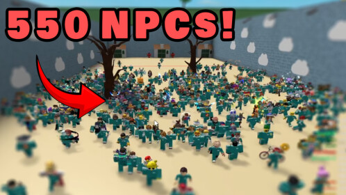 Gioco di calamari ma con NPC e ADMIN GRATIS! - Roblox
