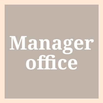 manager office sign