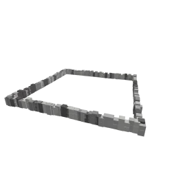 Huge City walls (DusselDorf, Germany)