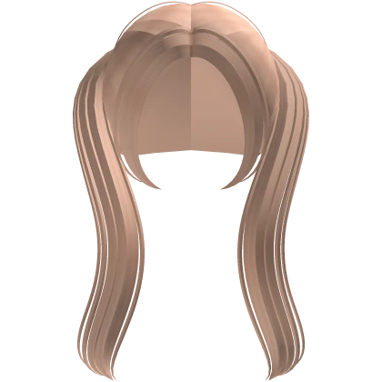 Cute Long Straight Blonde Pigtails | Roblox Item - Rolimon's