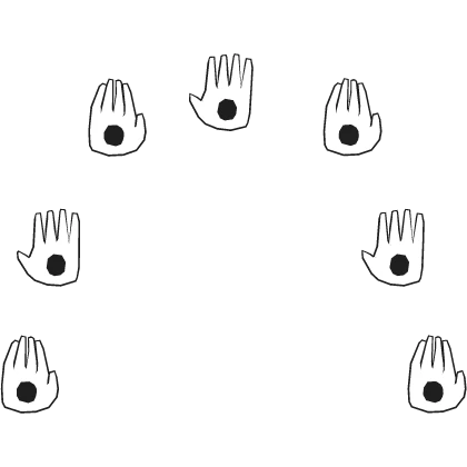 Gaster Hands (Black) | Roblox Item - Rolimon's