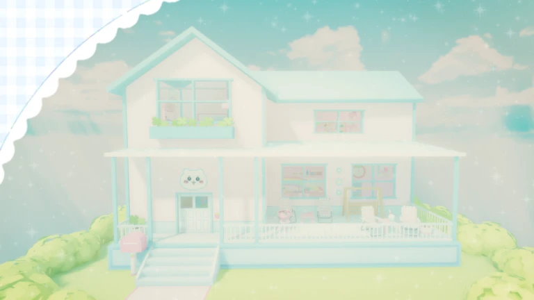 NEW ꒱ kawaii chiikawa playhouse ♡ - Roblox