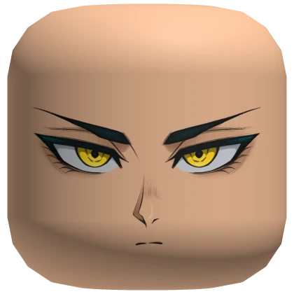 neutral face expression anime