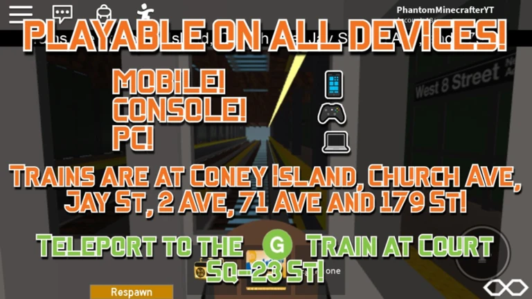 MTA Metro de Nueva York - (F/V) Trenes - Roblox