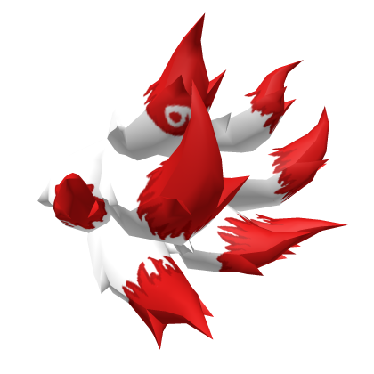 Ekor Kitsune Merah Fluffy - Roblox