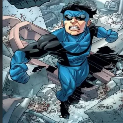 invincible blue suit