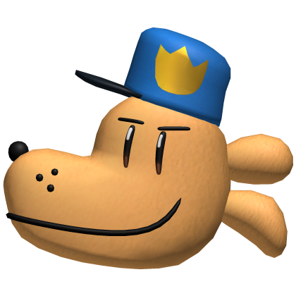 Dog Man 3D Máscara de Cabeça Policial Dogman - Roblox