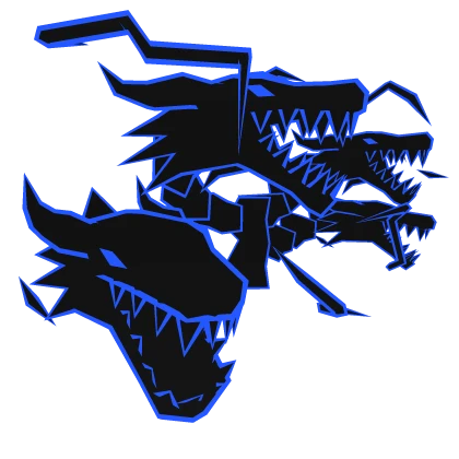 Cartoony Blue Lightning Dragon Heads | Roblox Item - Rolimon's