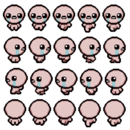 sprite sheet isaac