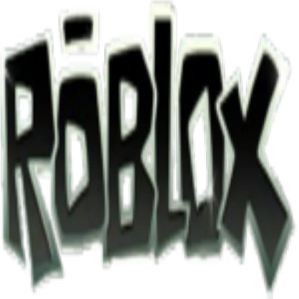 Dark, Grey, White Old roblox Logo.