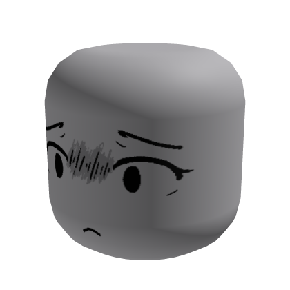 Scared Flustered Pretty Face - Dynamic Head - Roblox