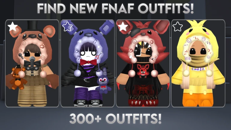 Roupas FNAF - Roblox