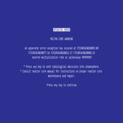 Portal 2 BSOD screens