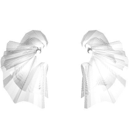 루플 화이트 사이드 엉덩이 액센트 Tul러 투투 스커트 - Roblox