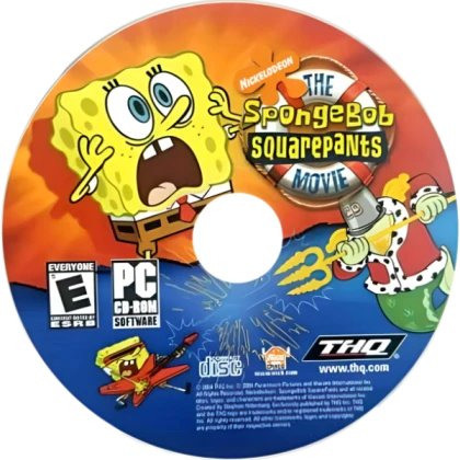 spongebob movie pc game disk