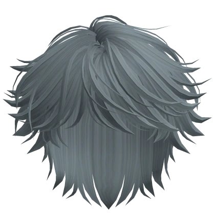 Side Part Fluffy Swept Boy Hair (Ash) | Roblox Item - Rolimon's