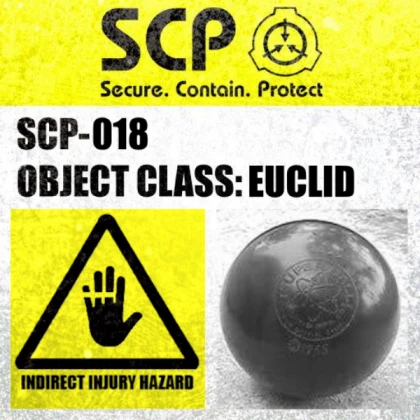 SCP-018 Label