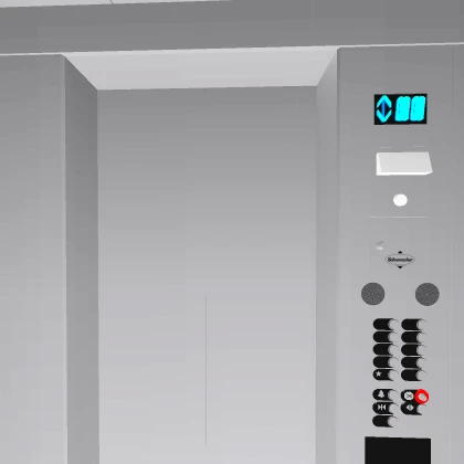 Innovation Traction Elevator with Otis M2 Buttons