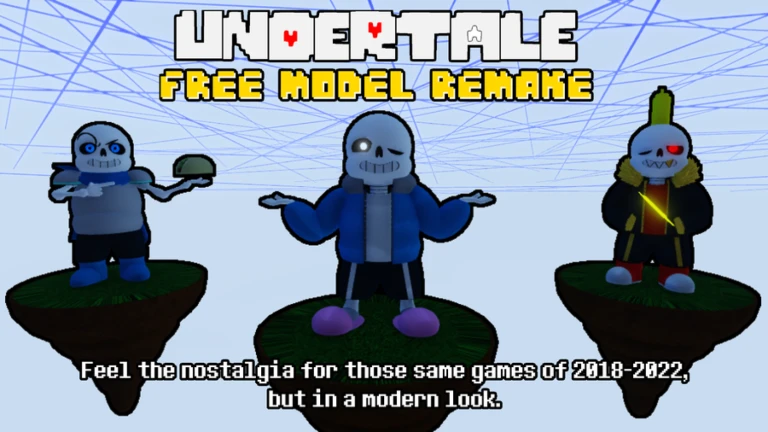 [ +CHANGED GAMEPLAY] Undertale: Free Model Remake - Roblox