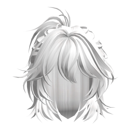 Tóc Trắng Ngắn Nửa Lên - Roblox