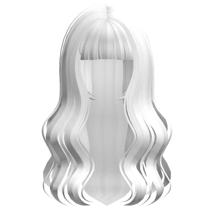wavy white long dollette hair | Roblox Item - Rolimon's