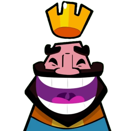 Clash Royale Laughing King Emote