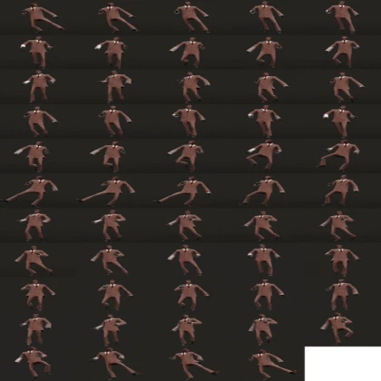 TF2 spy conga sprite sheet