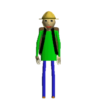 Baldi in Camping Outfit
