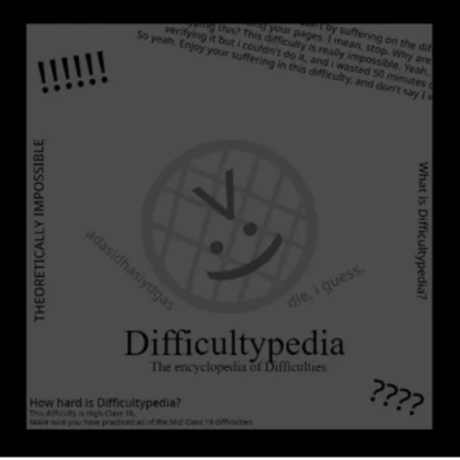 Difficultypedia Difficulty