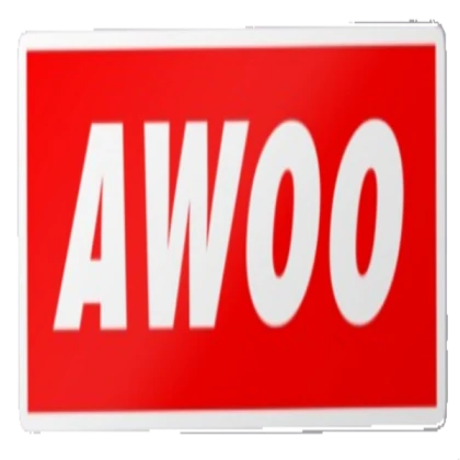 Awoo furry bumper sticker