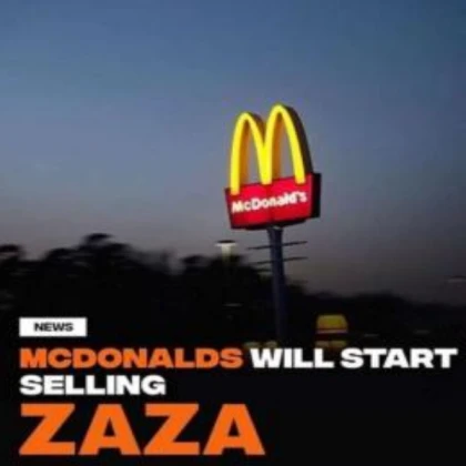 Mcdonalds Will Sell za za