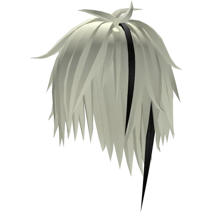 Shattered Black Strand Emo Scene Layered Hair | Roblox Item - Rolimon's
