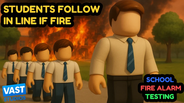 School Fire Alarm Testing Play On Roblox