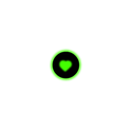 Green Da Hood Heart Cursor