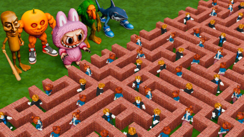 Brainrot Horror-Labyrinth [100 Spieler] - Roblox