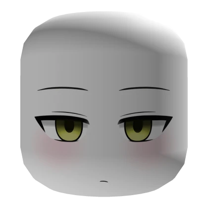 neutral face anime