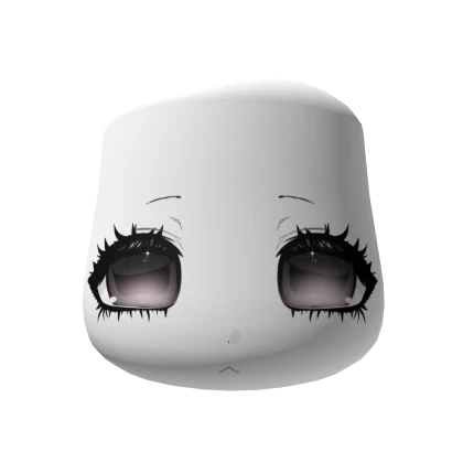 cute chibi moe doll face pink mask | Roblox Item - Rolimon's