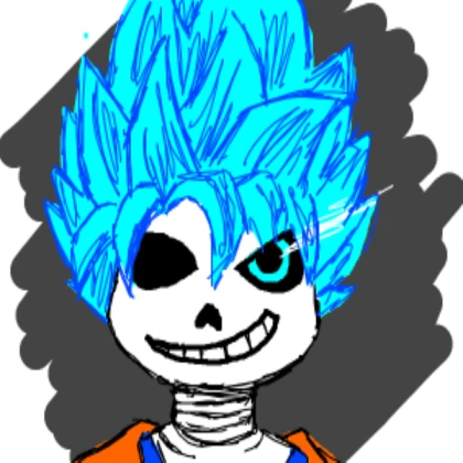 SUPER SAIYAN BLUE SANS