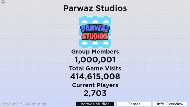 Live-Spiel-Statistiken-Checker - Roblox