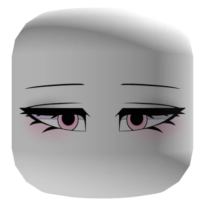 Sharp eyed face (white) | Roblox Item - Rolimon's