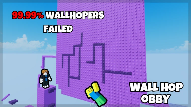 Ren's HARD Wall Hop Obby - Roblox