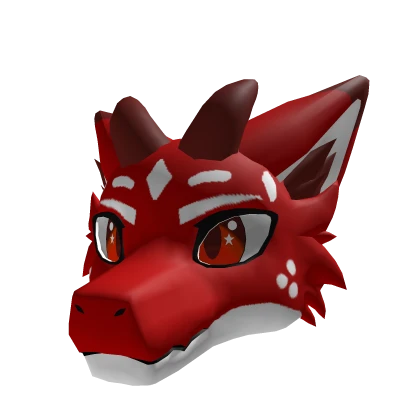Red Kemono Dragon Head | Roblox Item - Rolimon's