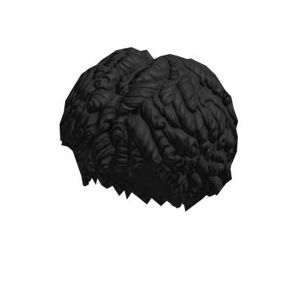 Afro rizado - Negro - Roblox