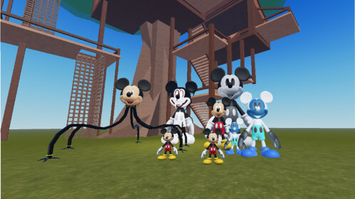 ️ INVERNO ️ Sobreviva aos assassinos do Mickey Mouse - Roblox